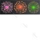 Set of Isolated Vector Fireworks, Vectors | GraphicRiver