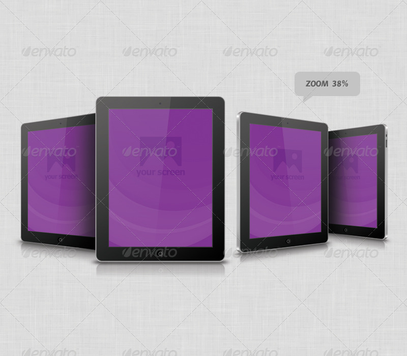Tablet Computer 3D Web Page / App Showcase Vol.1 by kamarashev ...