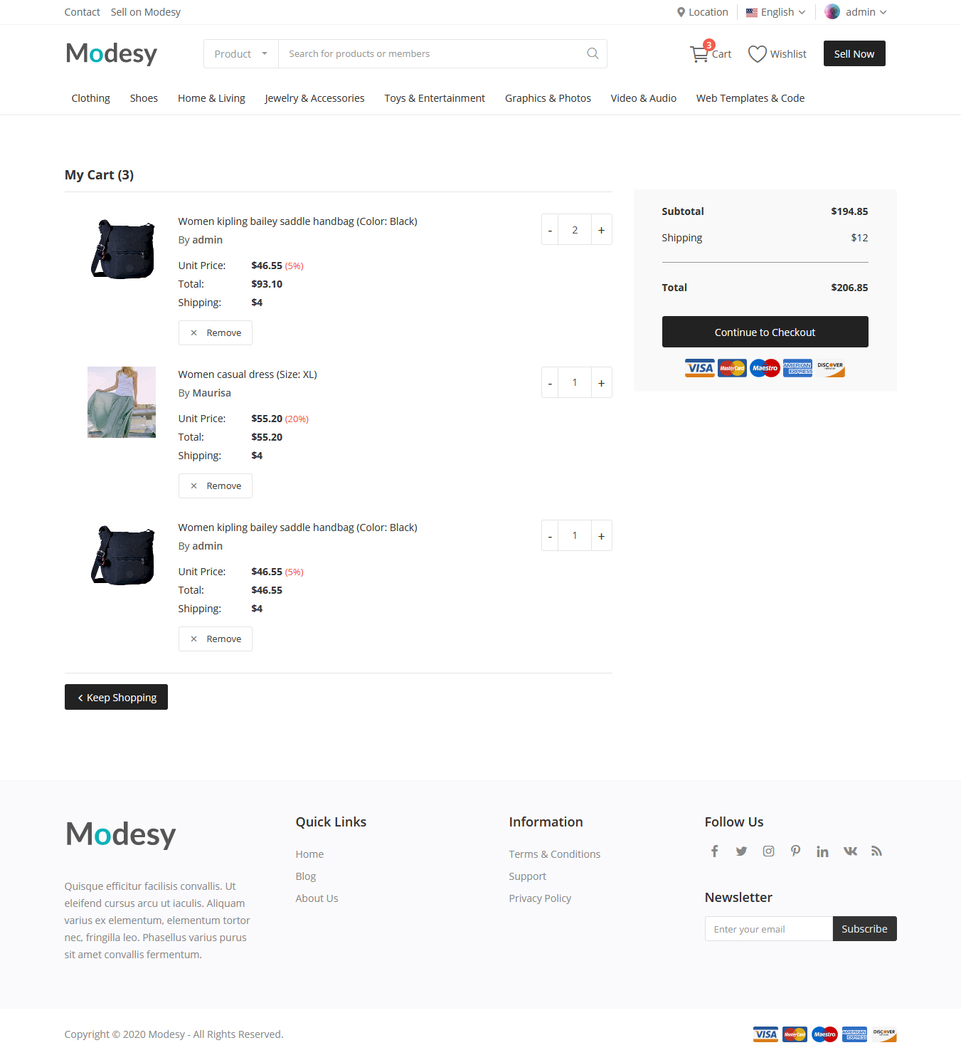 Modesy - Marketplace & Classified Ads Script by Codingest | CodeCanyon