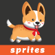 Spotted Corgi Sprites Game Asset, Game Assets | GraphicRiver