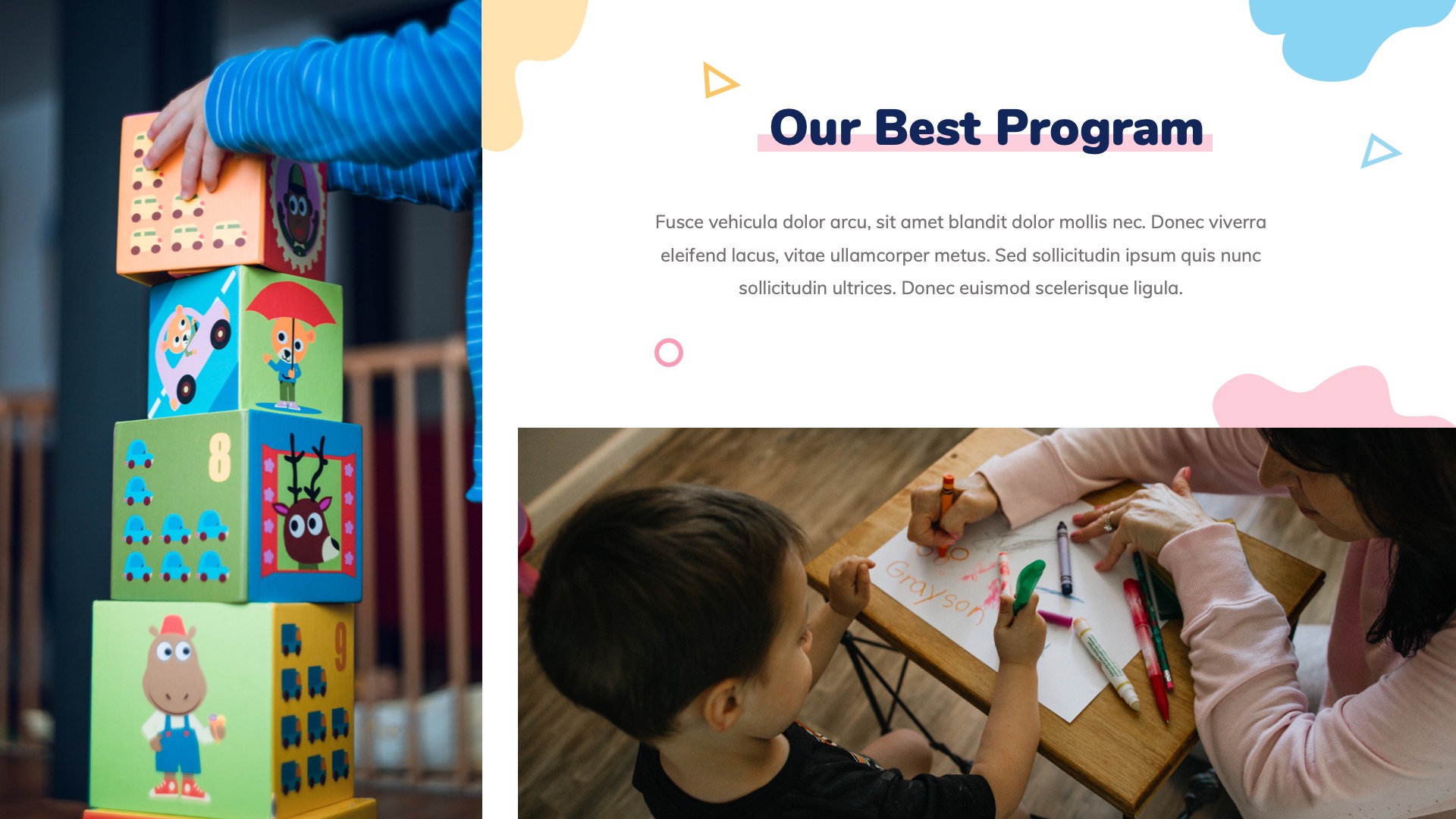 Kids Zone - Kids & Baby Keynote Template, Presentation Templates ...