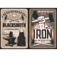 Blacksmith Work, Steel Metal Forge Retro Posters, Vectors | GraphicRiver