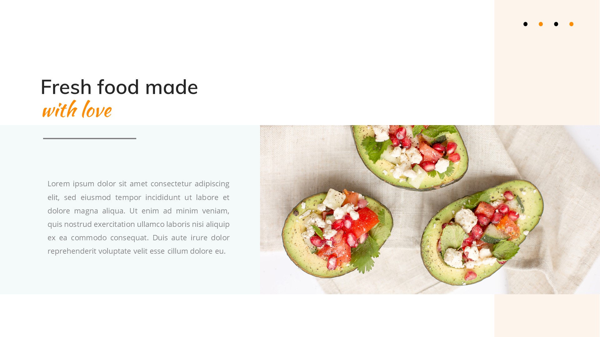 Refresh - Food Keynote Template, Presentation Templates | GraphicRiver