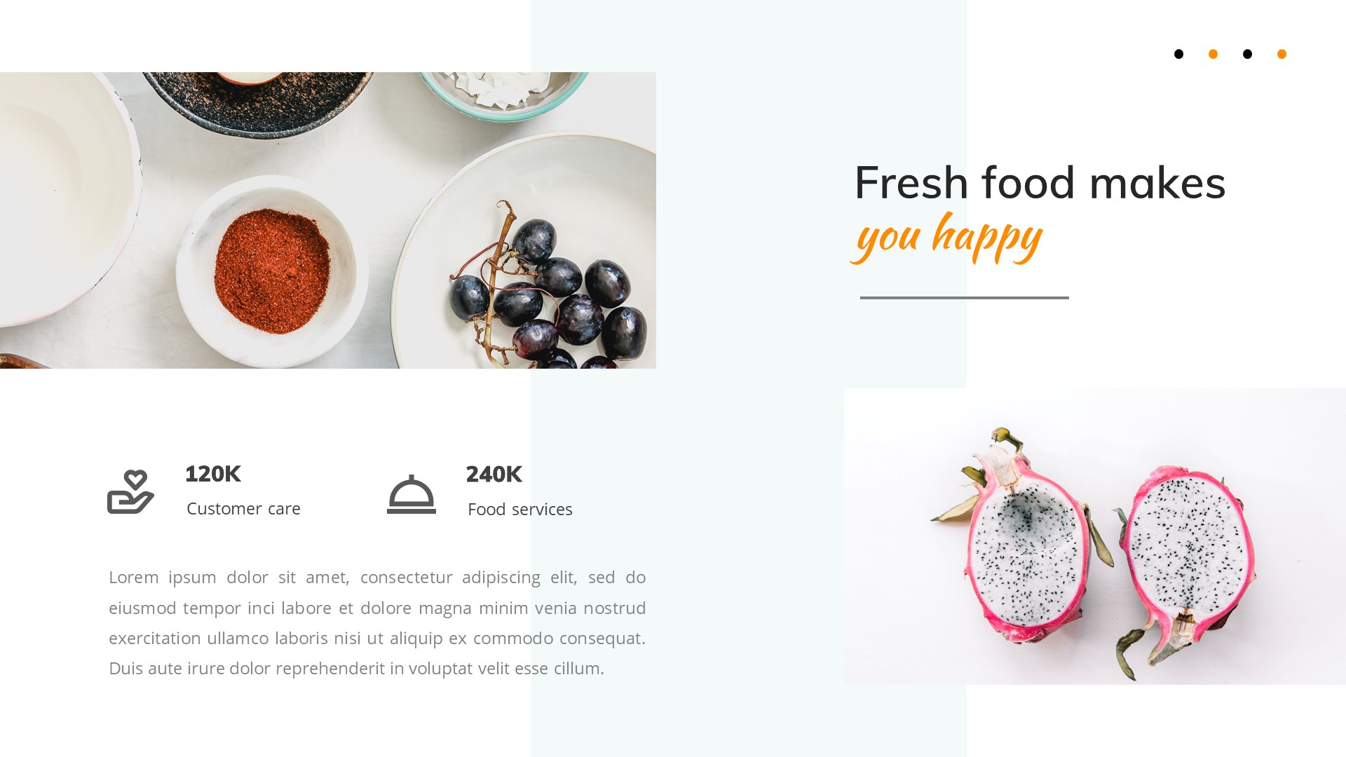 Refresh - Food Keynote Template, Presentation Templates | GraphicRiver