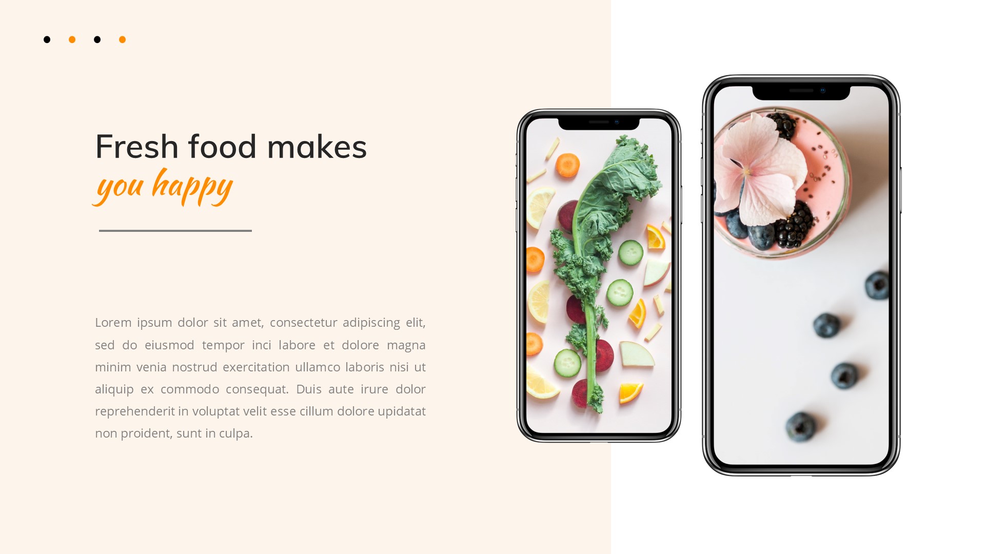 Refresh - Food Keynote Template, Presentation Templates | GraphicRiver