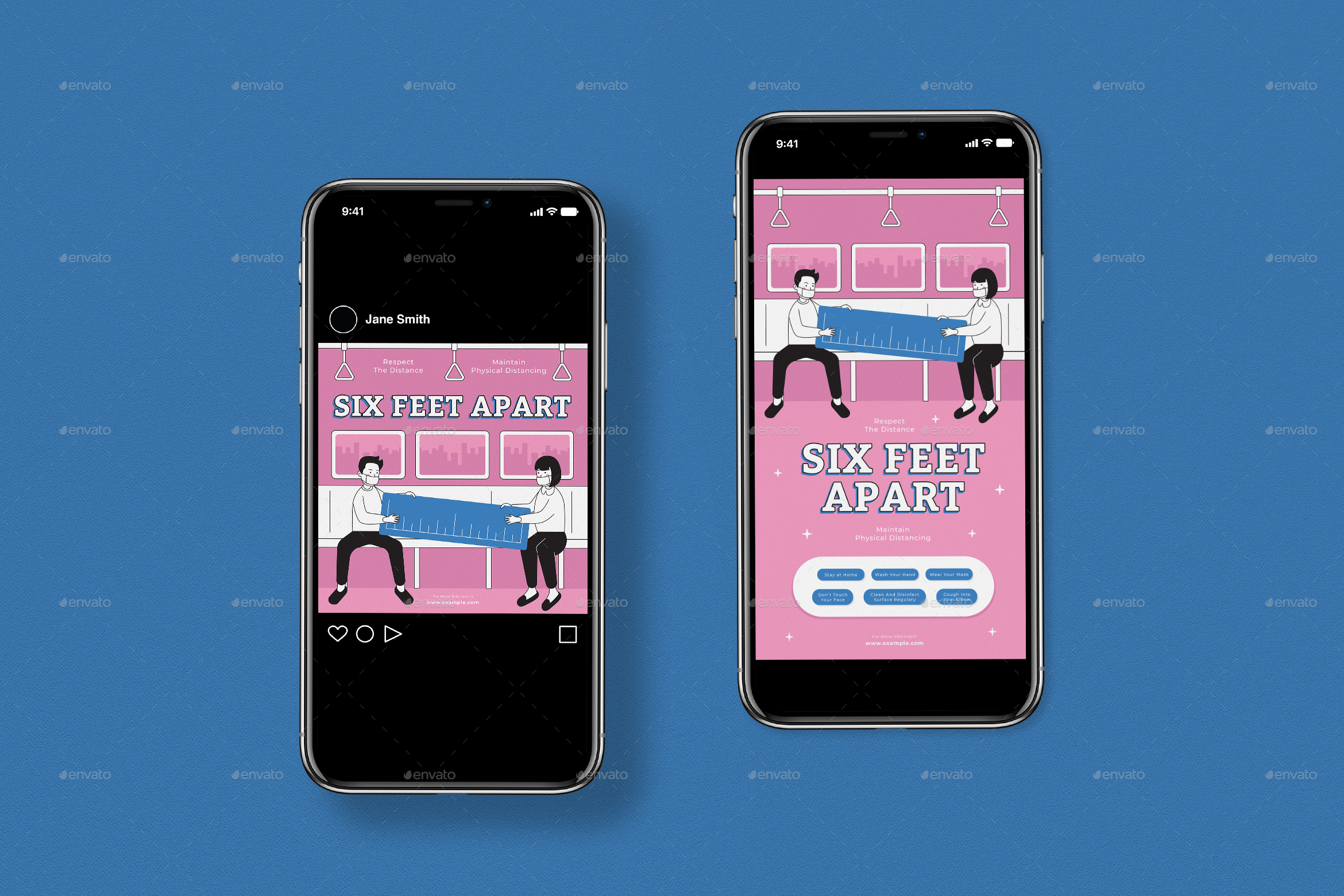 Respect Medical Distance Flyer Pack, Print Templates | GraphicRiver