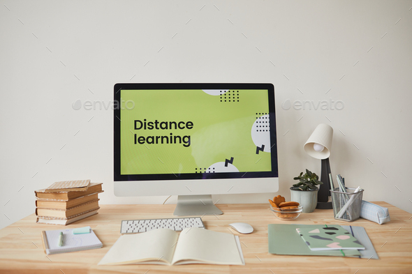 Distance Learning Background Stock Photo by seventyfourimages | PhotoDune