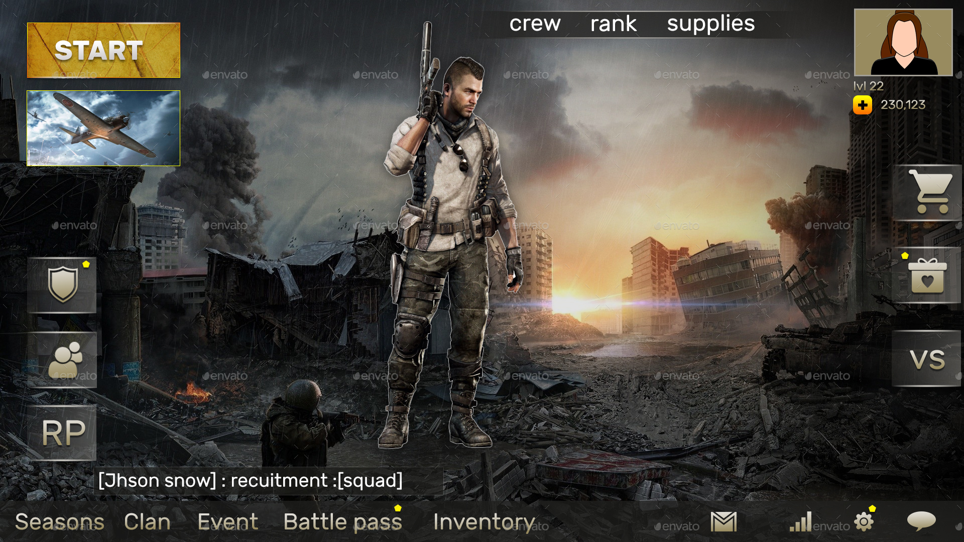 FPS Game UI, Game Assets | GraphicRiver