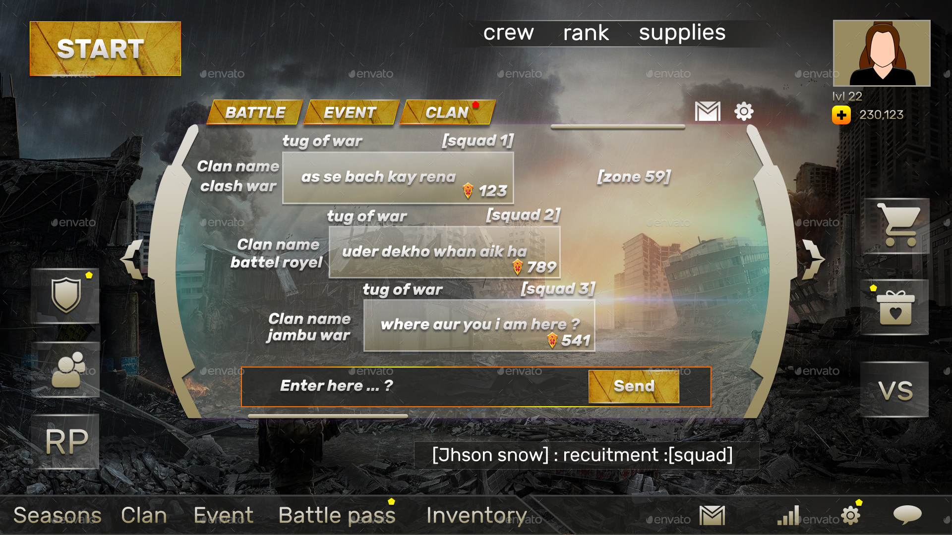 FPS Game UI, Game Assets | GraphicRiver
