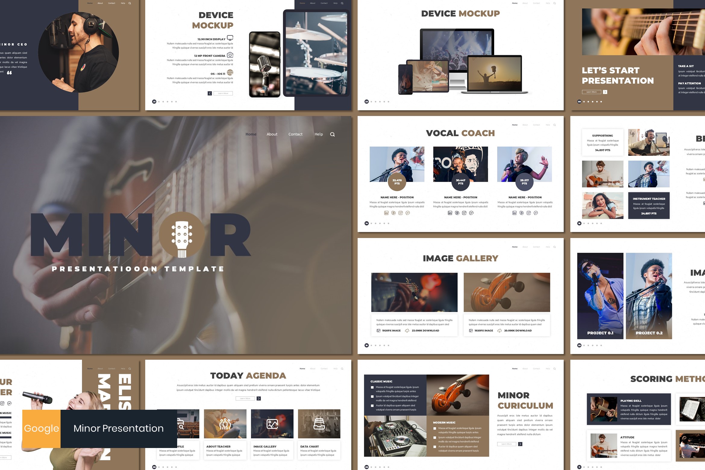 Minor - Google Slides Template, Presentation Templates | GraphicRiver