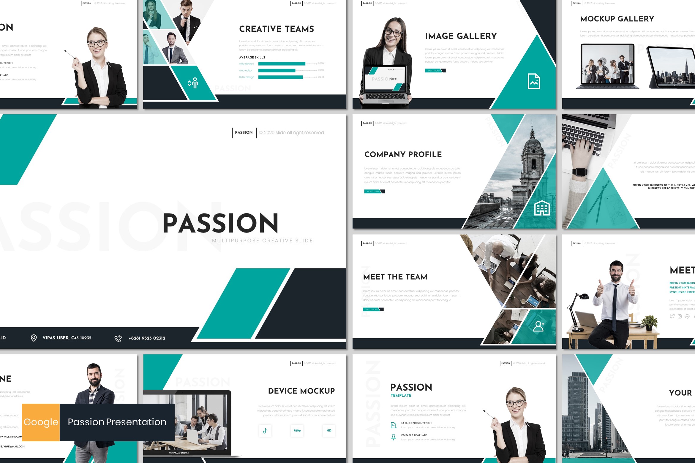 Passion - Google Slides Template by inspirasign | GraphicRiver