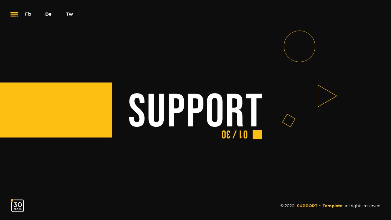 Support - Powerpoint Template, Presentation Templates | GraphicRiver