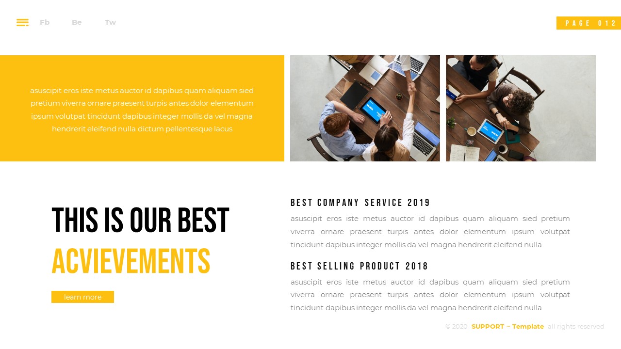 Support - Powerpoint Template, Presentation Templates | GraphicRiver