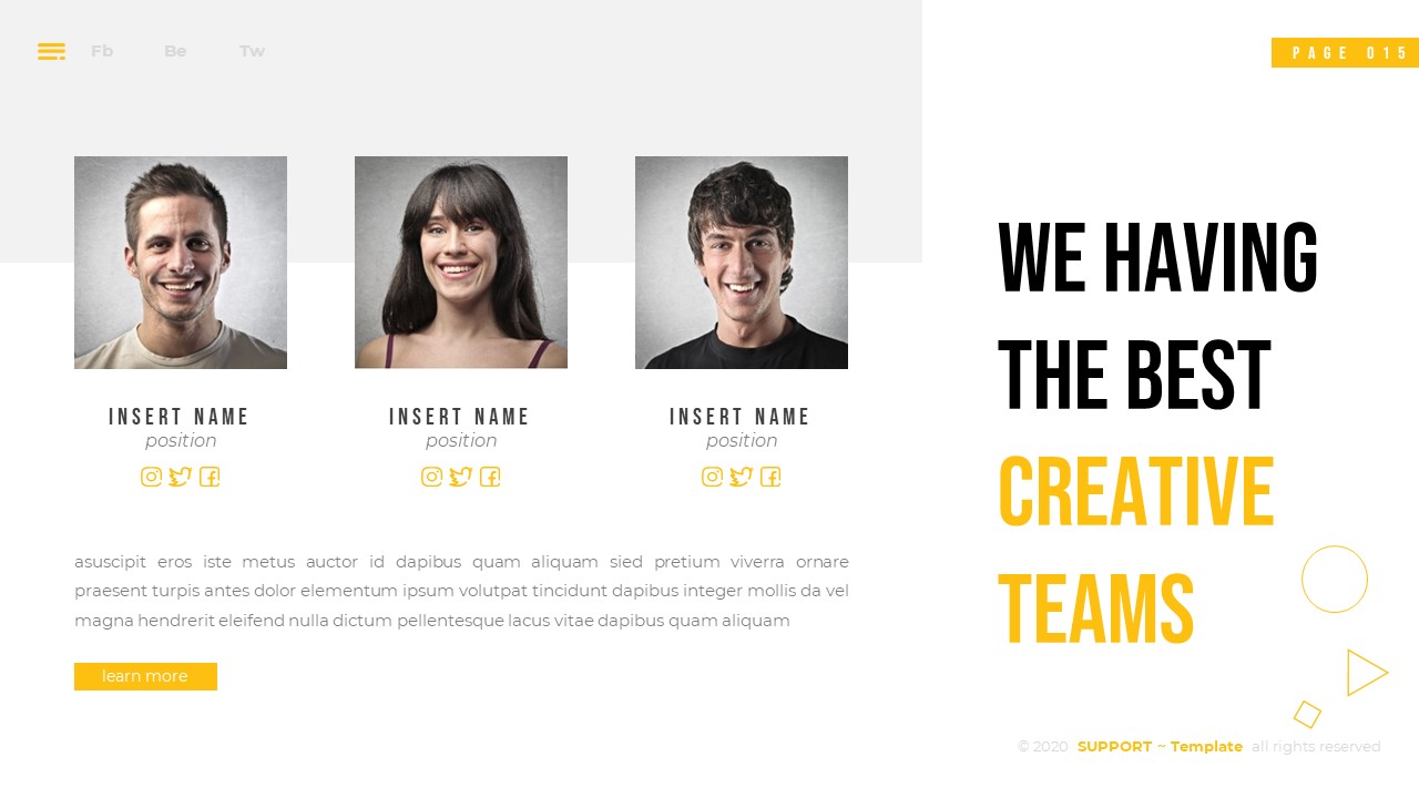 Support - Powerpoint Template, Presentation Templates | GraphicRiver