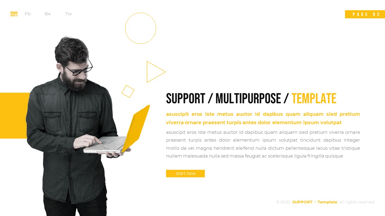 Support - Powerpoint Template, Presentation Templates | GraphicRiver