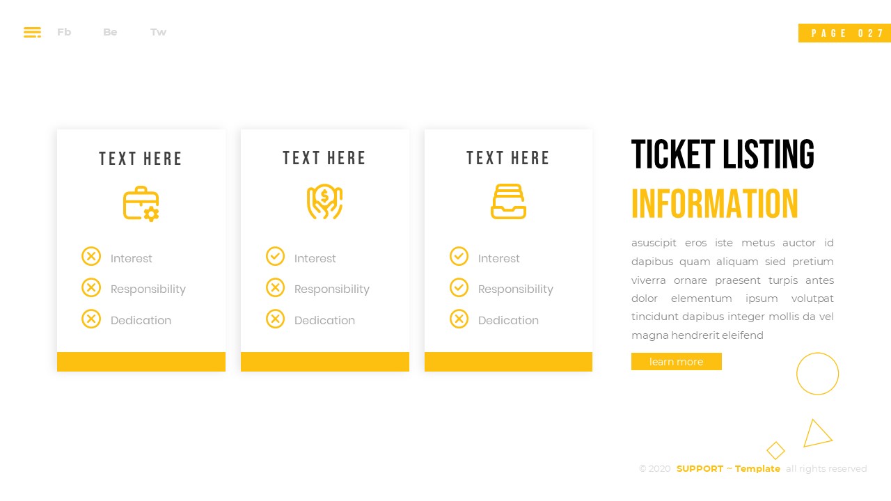 Support - Powerpoint Template, Presentation Templates | GraphicRiver