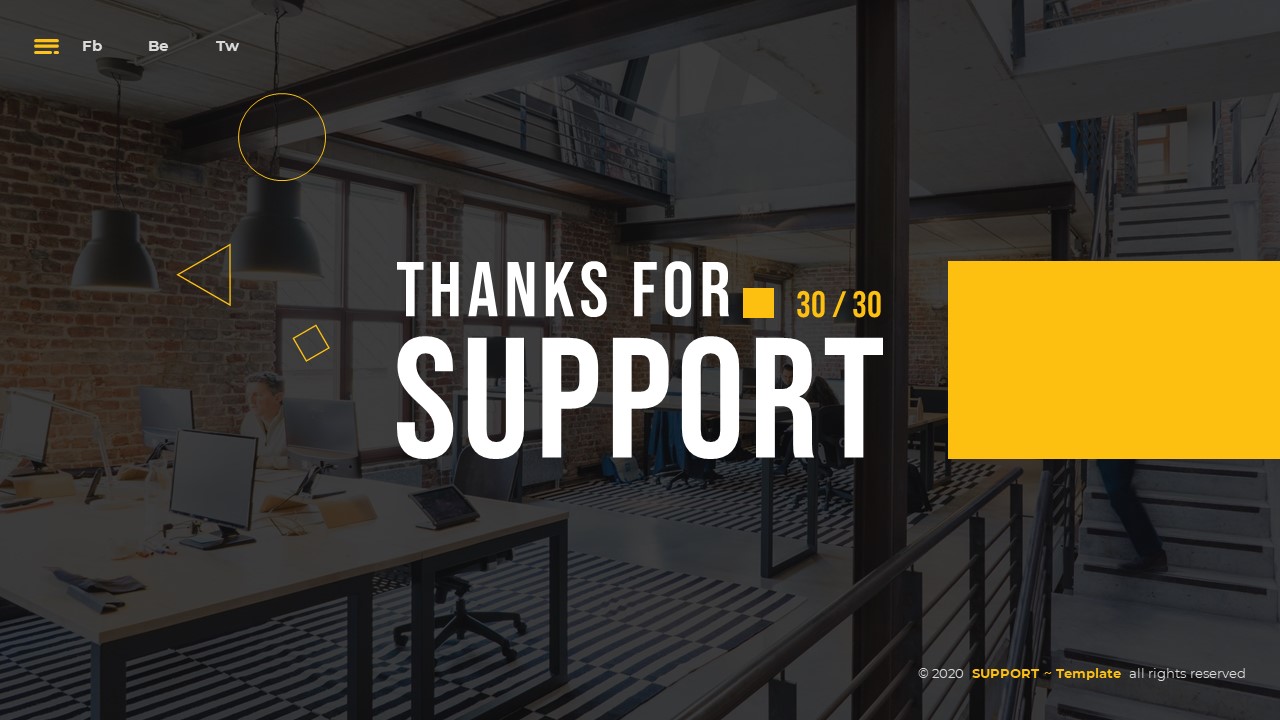 Support - Powerpoint Template, Presentation Templates | GraphicRiver