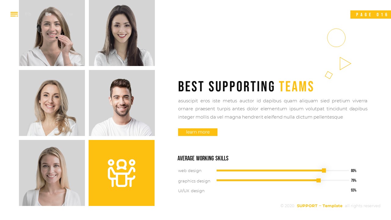Support - Google Slides Template, Presentation Templates | GraphicRiver