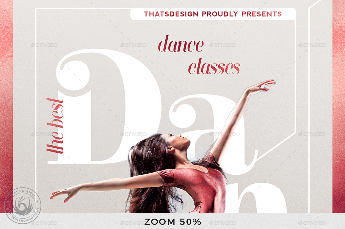 Dance Classes Flyer Template V4, Print Templates | GraphicRiver