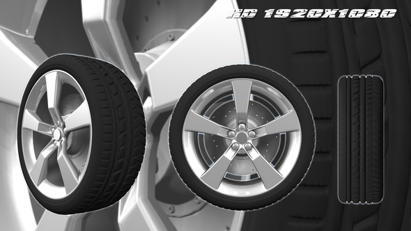 3D Animated Wheel, Motion Graphics | VideoHive