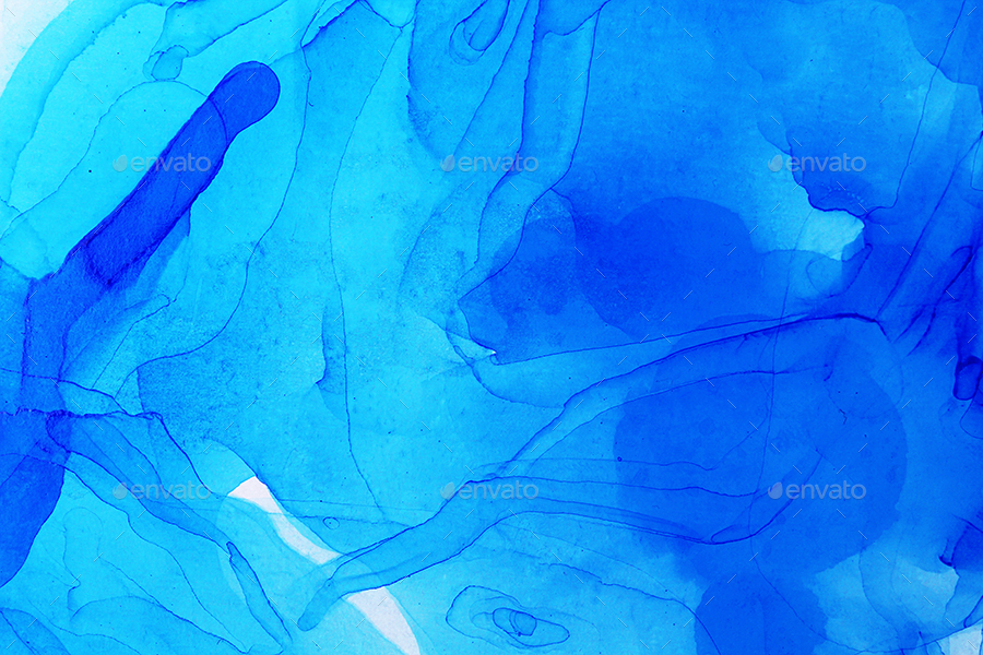 Blue Ink Painting Art Abstract backgrounds, Graphics | GraphicRiver