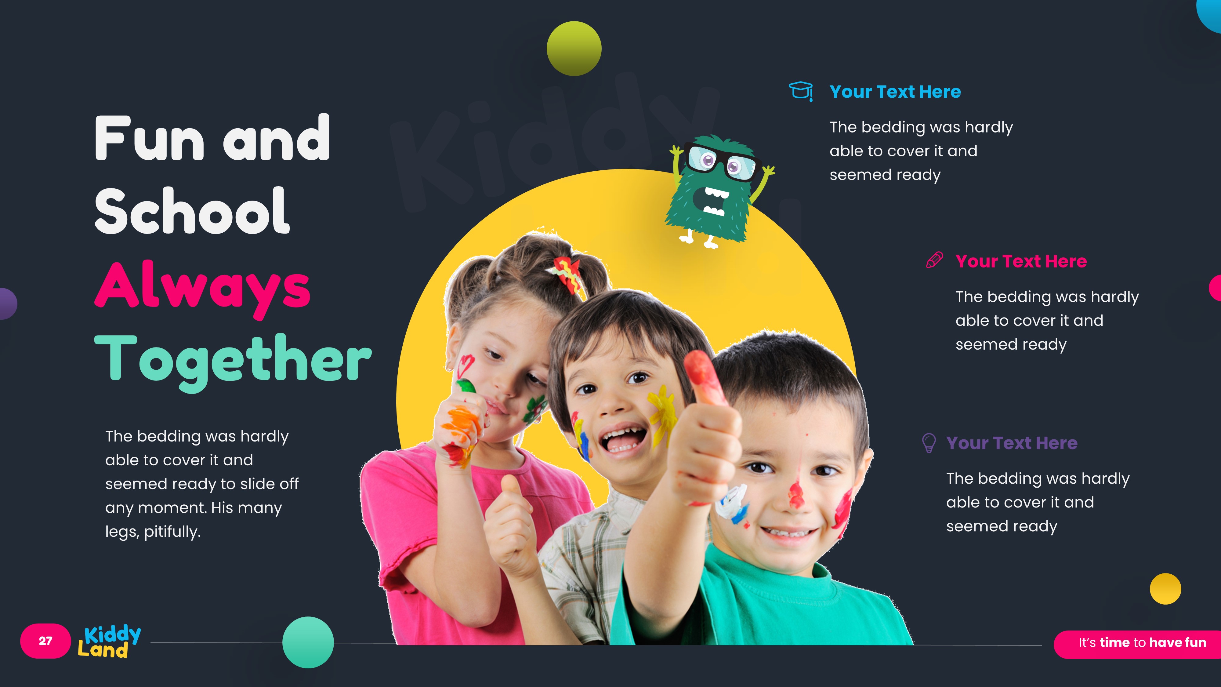 Kiddyland Fun Education Keynote Presentation Template, Presentation ...