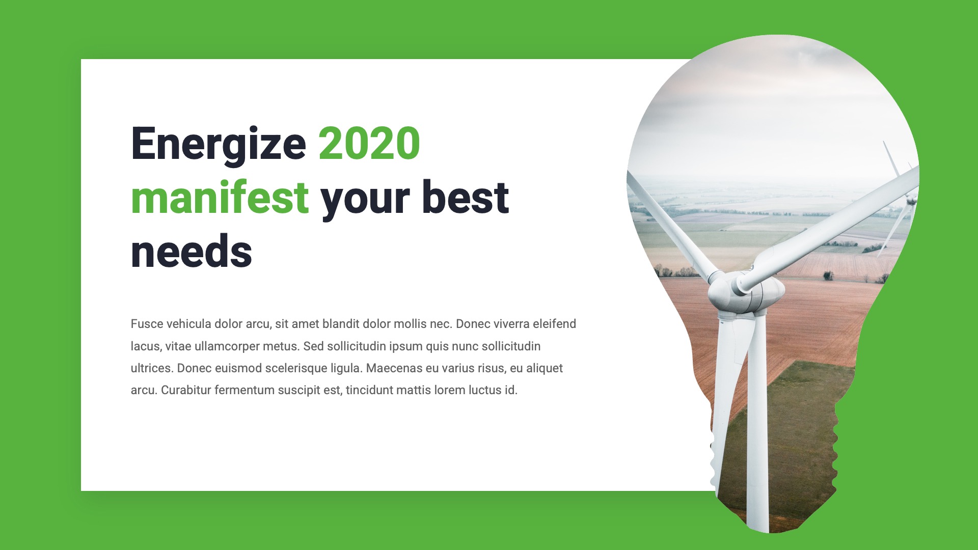 ENERGIZE - Solar & Renewable Energy Powerpoint Template, Presentation ...