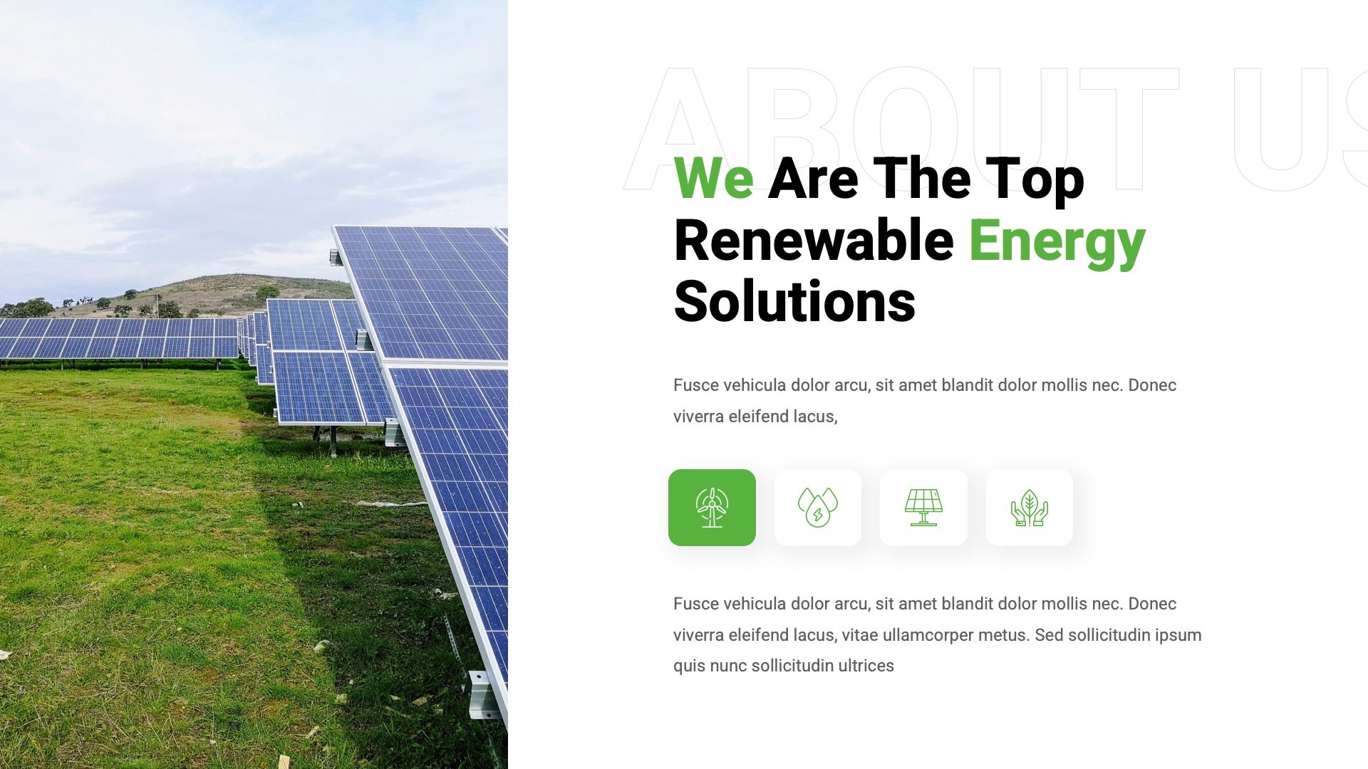 ENERGIZE - Solar & Renewable Energy Powerpoint Template, Presentation ...