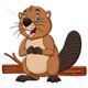Cartoon Beaver by tigatelu | GraphicRiver