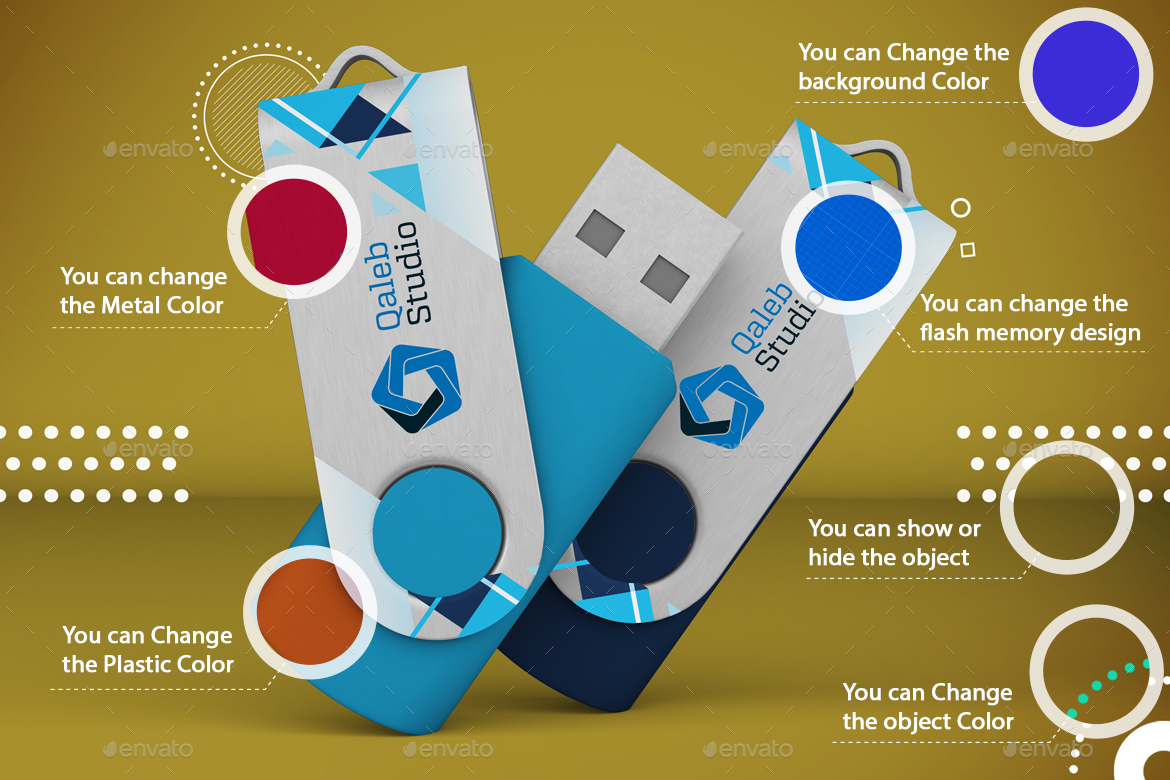 Abstract Flash Memory Mockup, Graphics | GraphicRiver