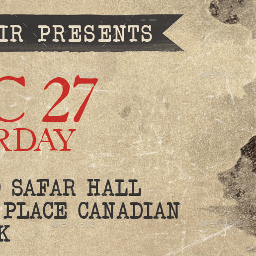 Vintage Flyer, Print Templates | GraphicRiver