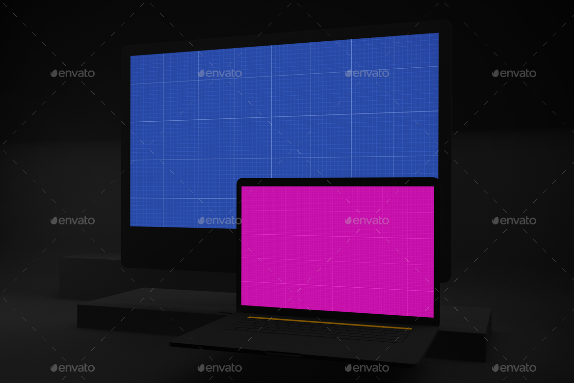 Dark Web Mockup, Graphics | GraphicRiver