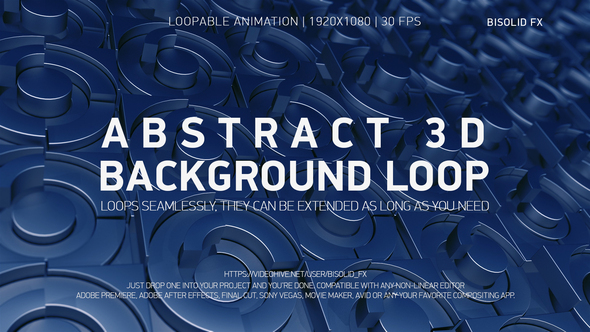 Abstract 3d Background Loop, Motion Graphics | VideoHive