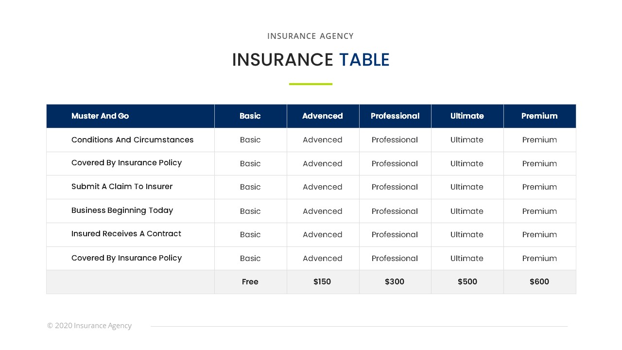 Insurance Agency Google Slides Presentation Template, Presentation ...