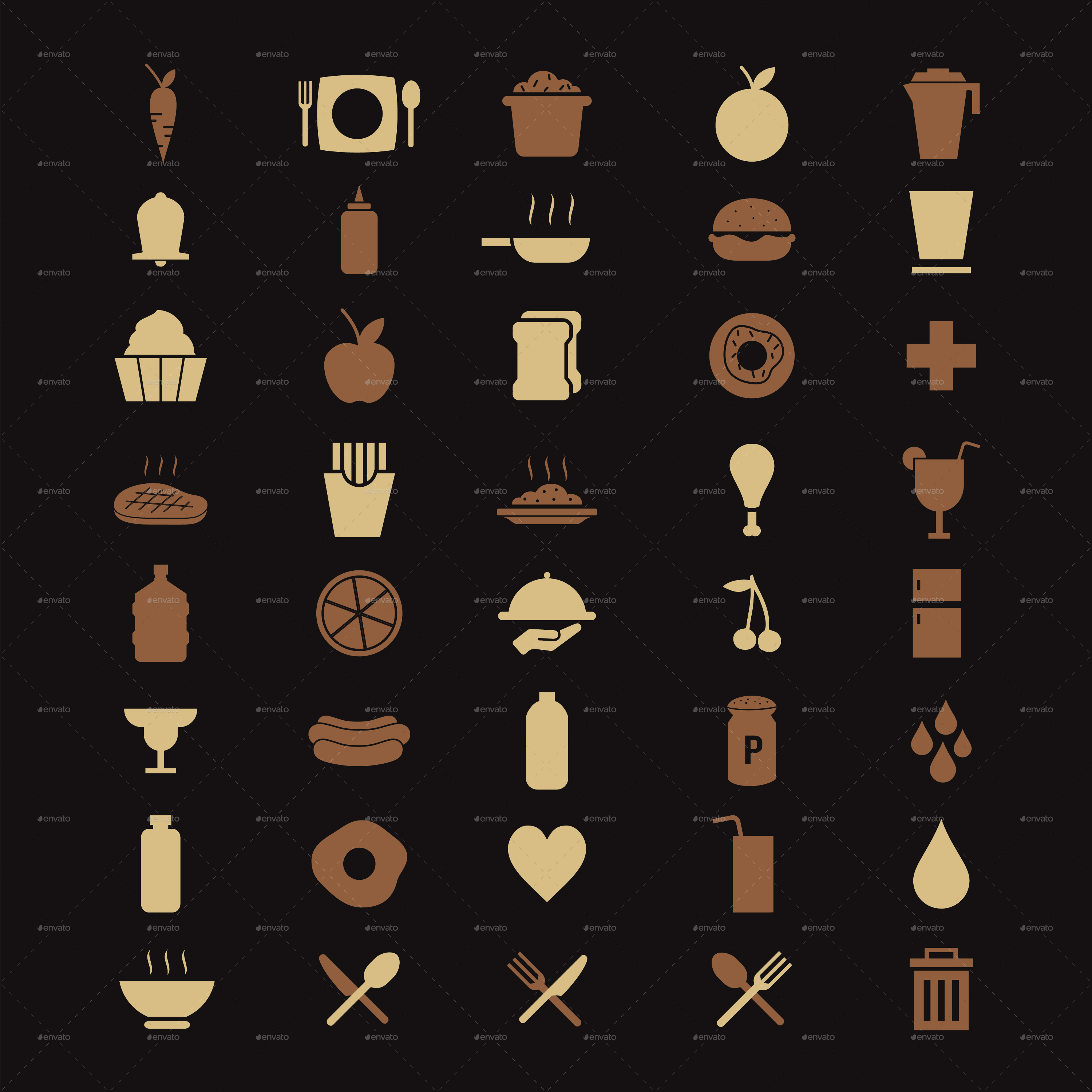 Restaurant Badge Collection, Vectors | GraphicRiver
