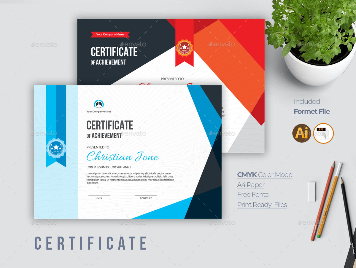 Certificate Bundle, Print Templates | GraphicRiver