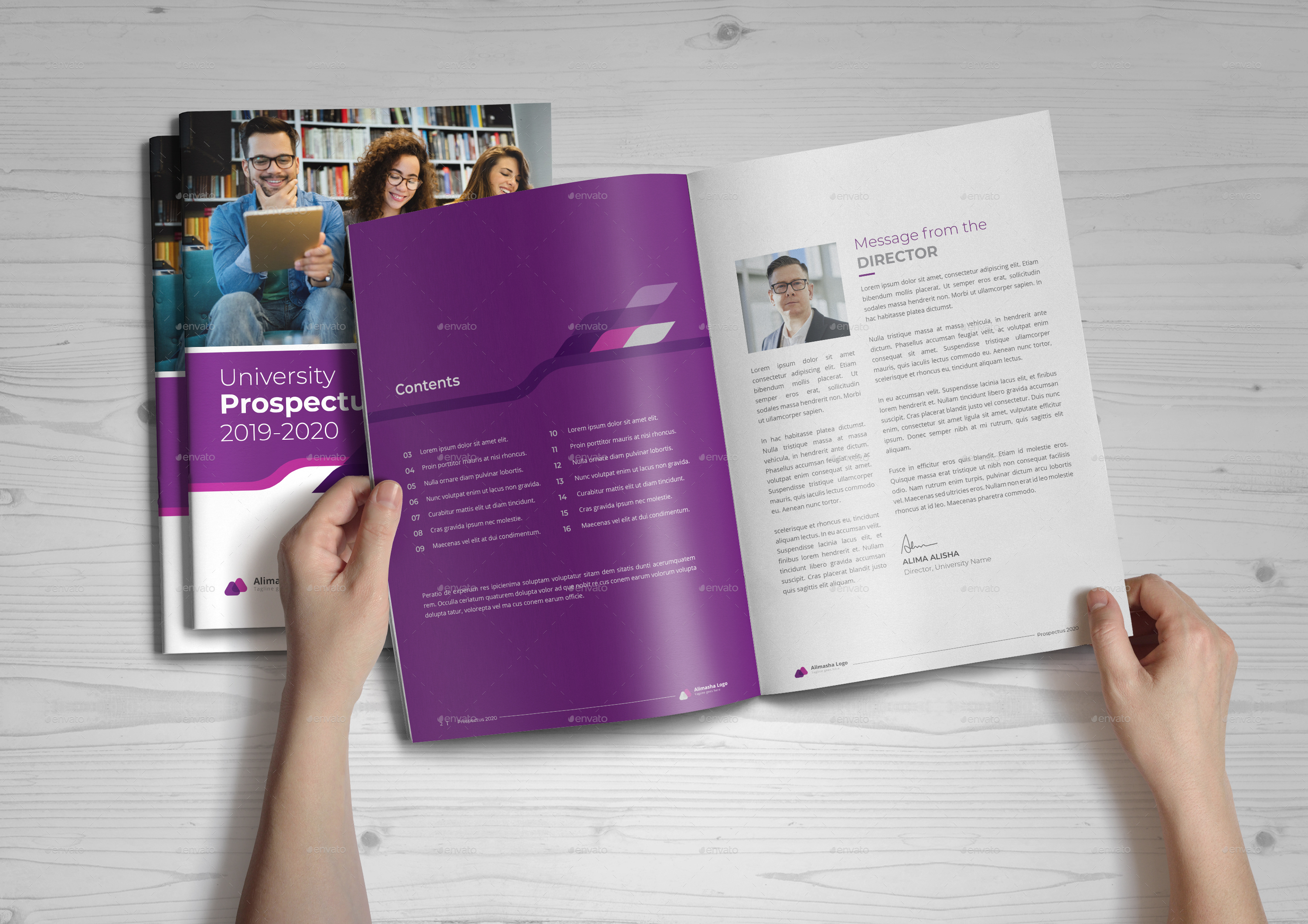 College University Prospectus Magazine, Print Templates | GraphicRiver