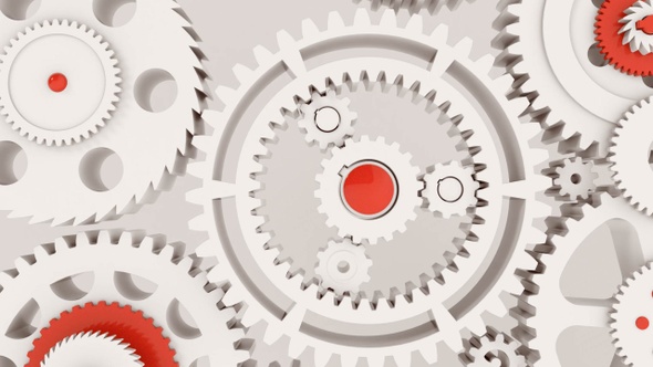 3D Cogwheel Animation, Motion Graphics | VideoHive