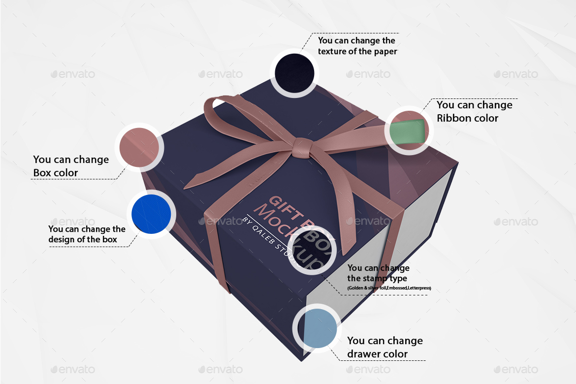 Gift Box Kit, Graphics | GraphicRiver