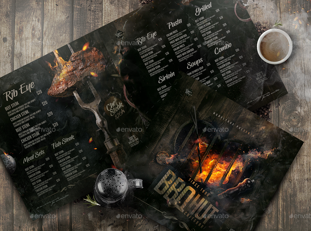 Pub Menu, Print Templates | GraphicRiver