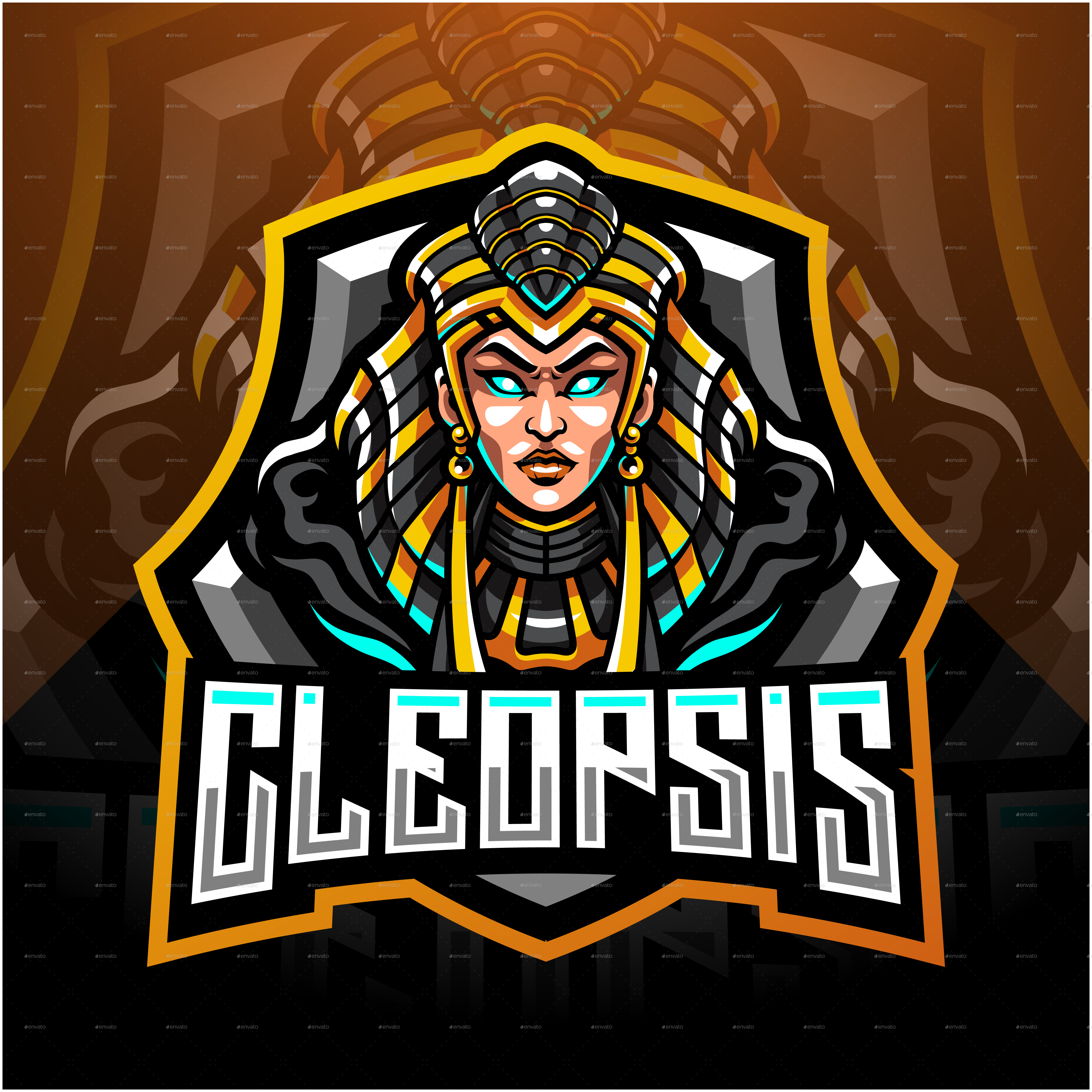 Cleopsis Esport Mascot, Vectors | GraphicRiver