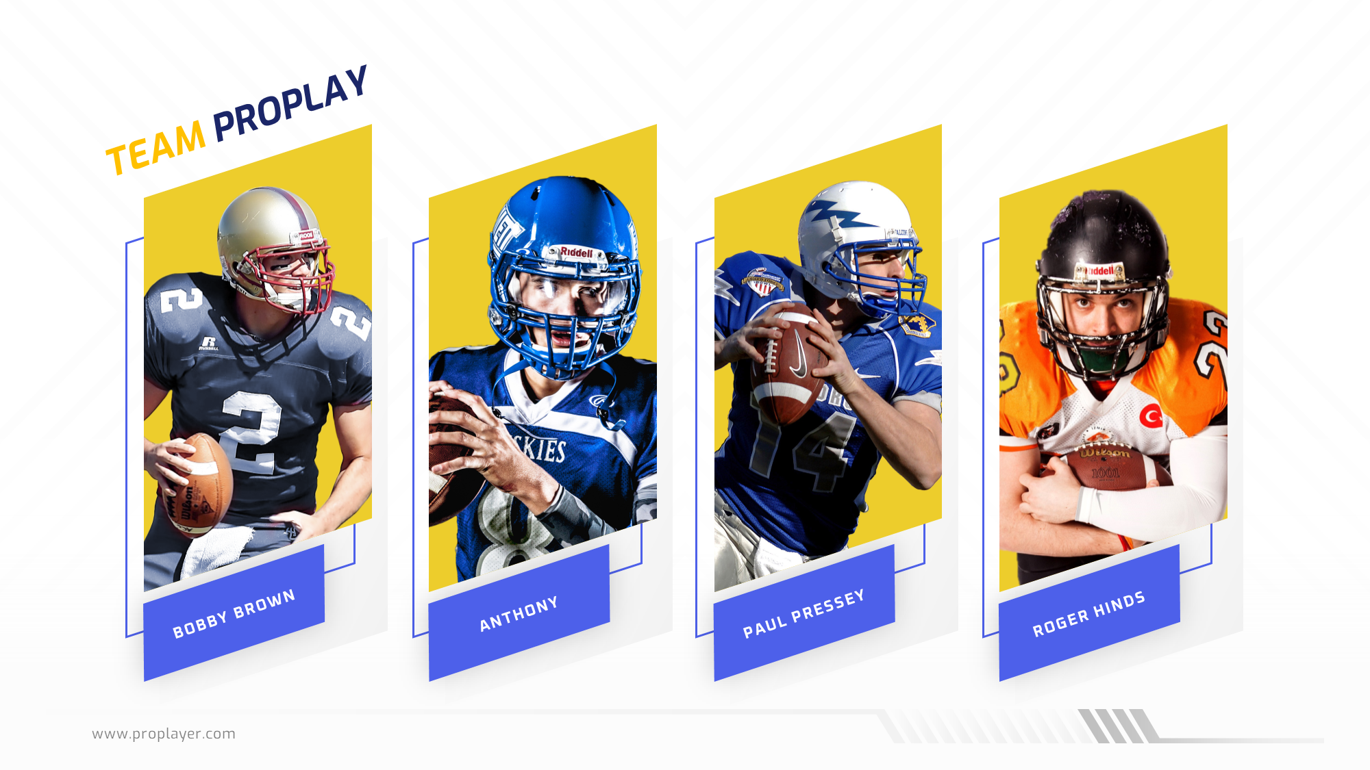 Proplay - American Football Sport Keynote Template, Presentation Templates
