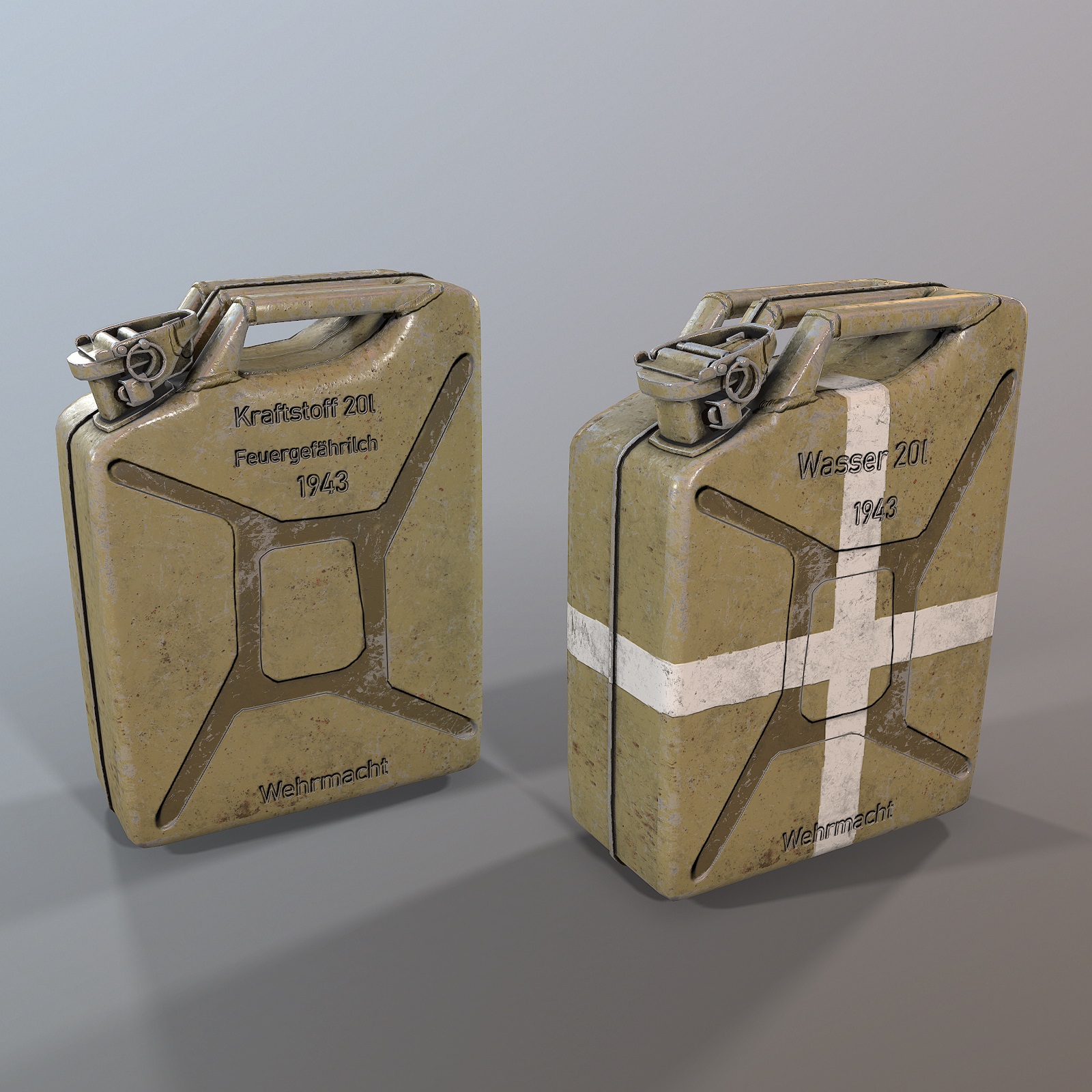 Jerry can 3d model by Nicu_Tepes | 3DOcean