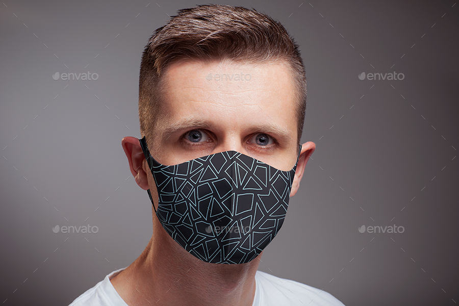 Face Mask Mock-up, Graphics | GraphicRiver