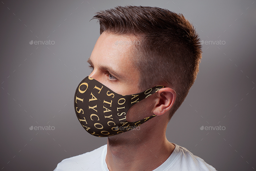 Face Mask Mock-up, Graphics | GraphicRiver