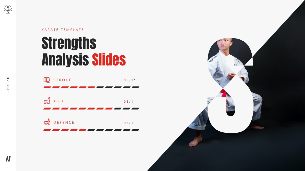 Tepislah - Karate & Martial Art Powerpoint Template, Presentation Templates