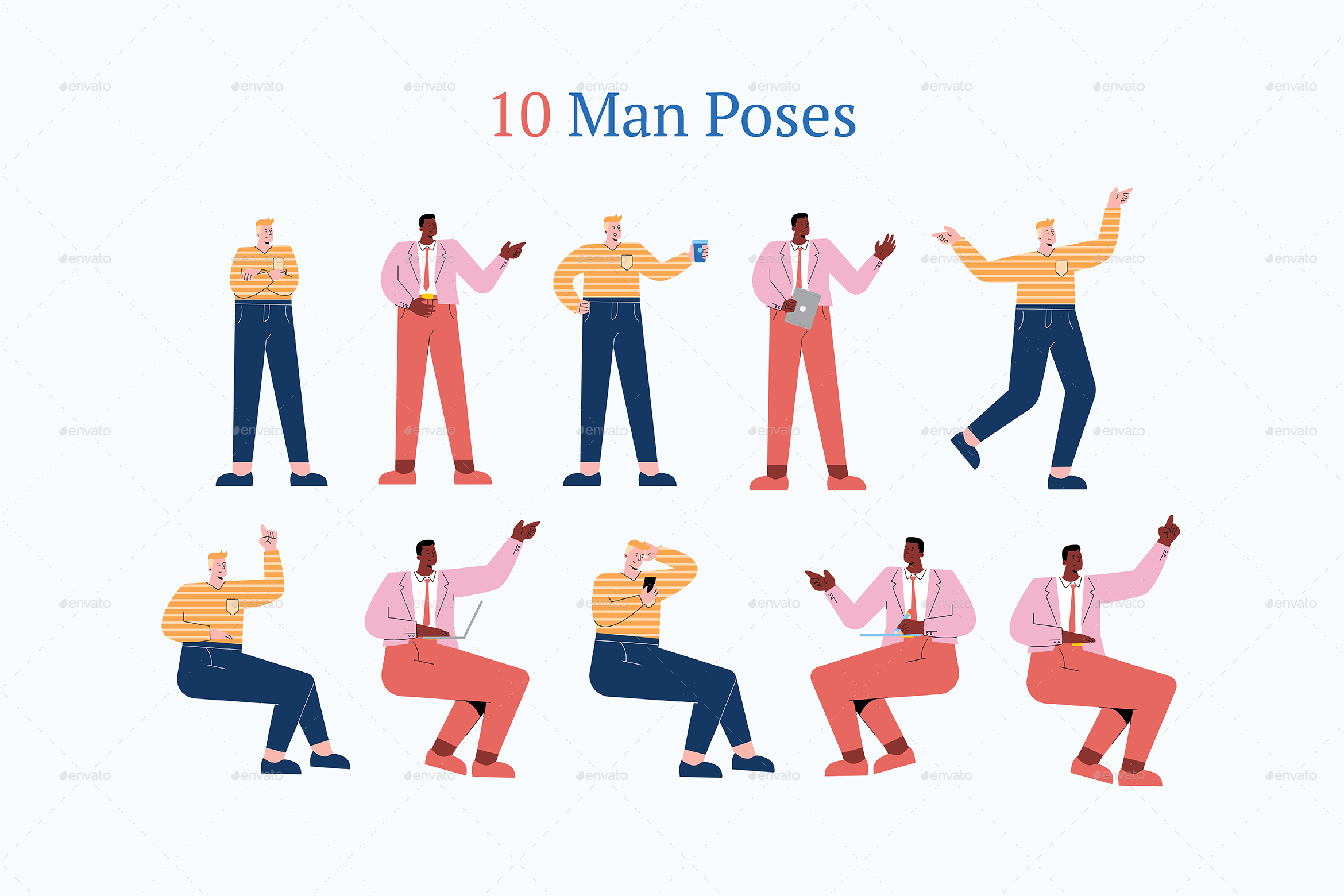 Team Work Scene Creator, Vectors | GraphicRiver