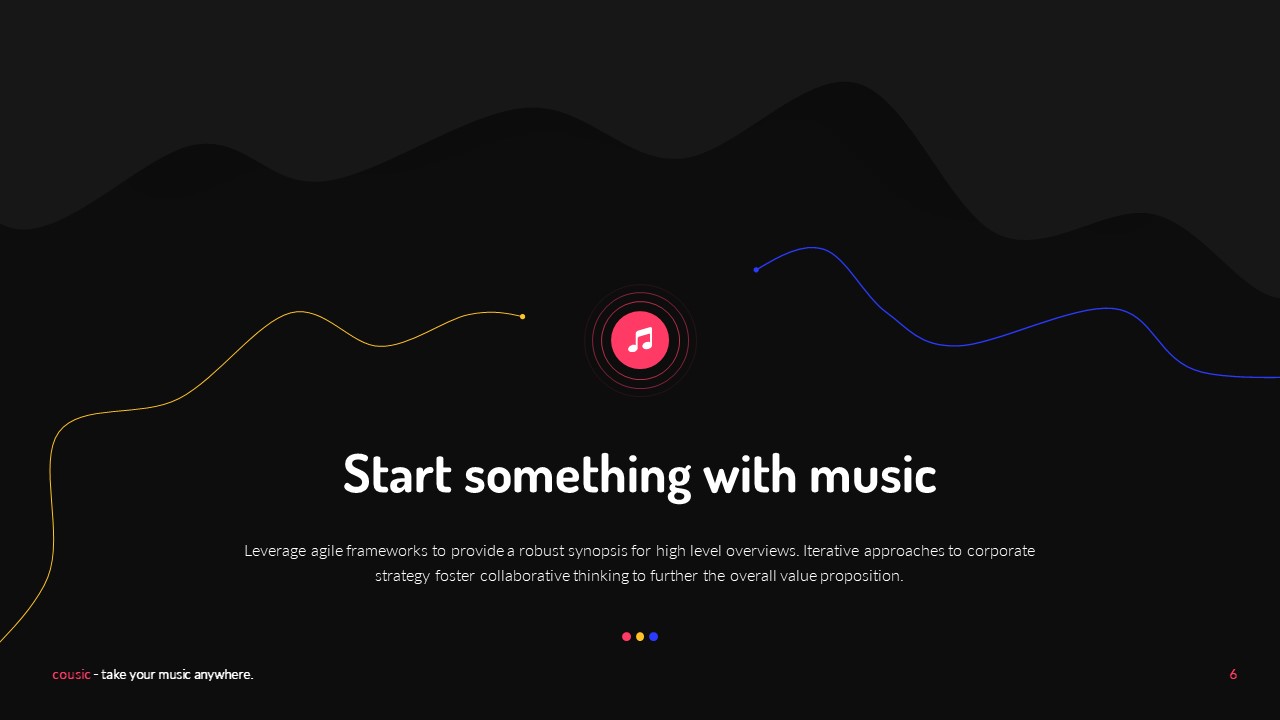 Cousic Music Event Keynote Presentation Template Fully Animated by ...