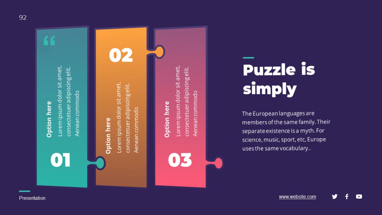 Asymmetric Multipurpose PowerPoint Presentaton Template Fully Animated ...