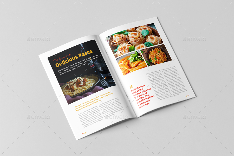 Food Magazine, Print Templates | GraphicRiver